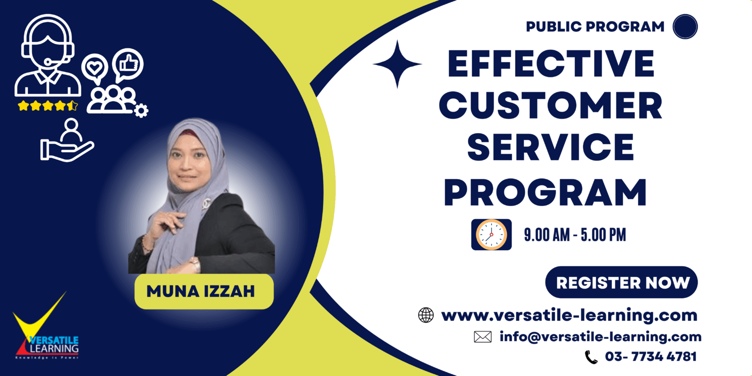 CRM 009 – Effective Customer Service, 25 & 26 November 2025 – Versatile Learning