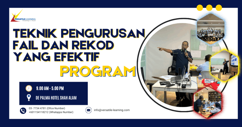 FAD 003 – Teknik Pengurusan Fail Dan Rekod Yang Efektif, 10 & 11 ...
